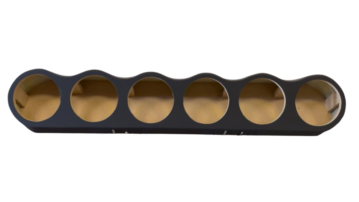(6) 6.5" Speaker Roof Rack Headliner Enclosure Vinyl Box Pod For Apoca