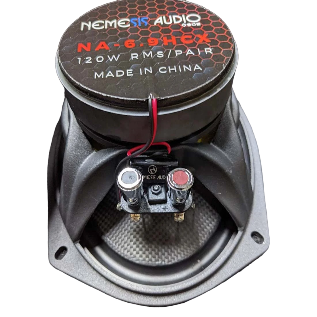Nemesis Audio NA6.9HCX 6X9" 120W 2-Way Coaxial Speakers 4-Ohm (Pair)